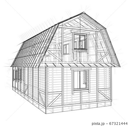 3d House Outline