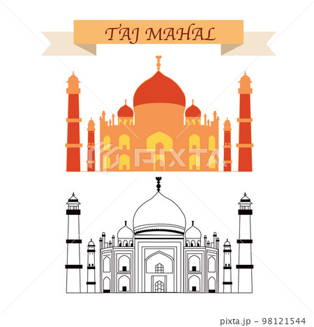 Taj Mahal Vector
